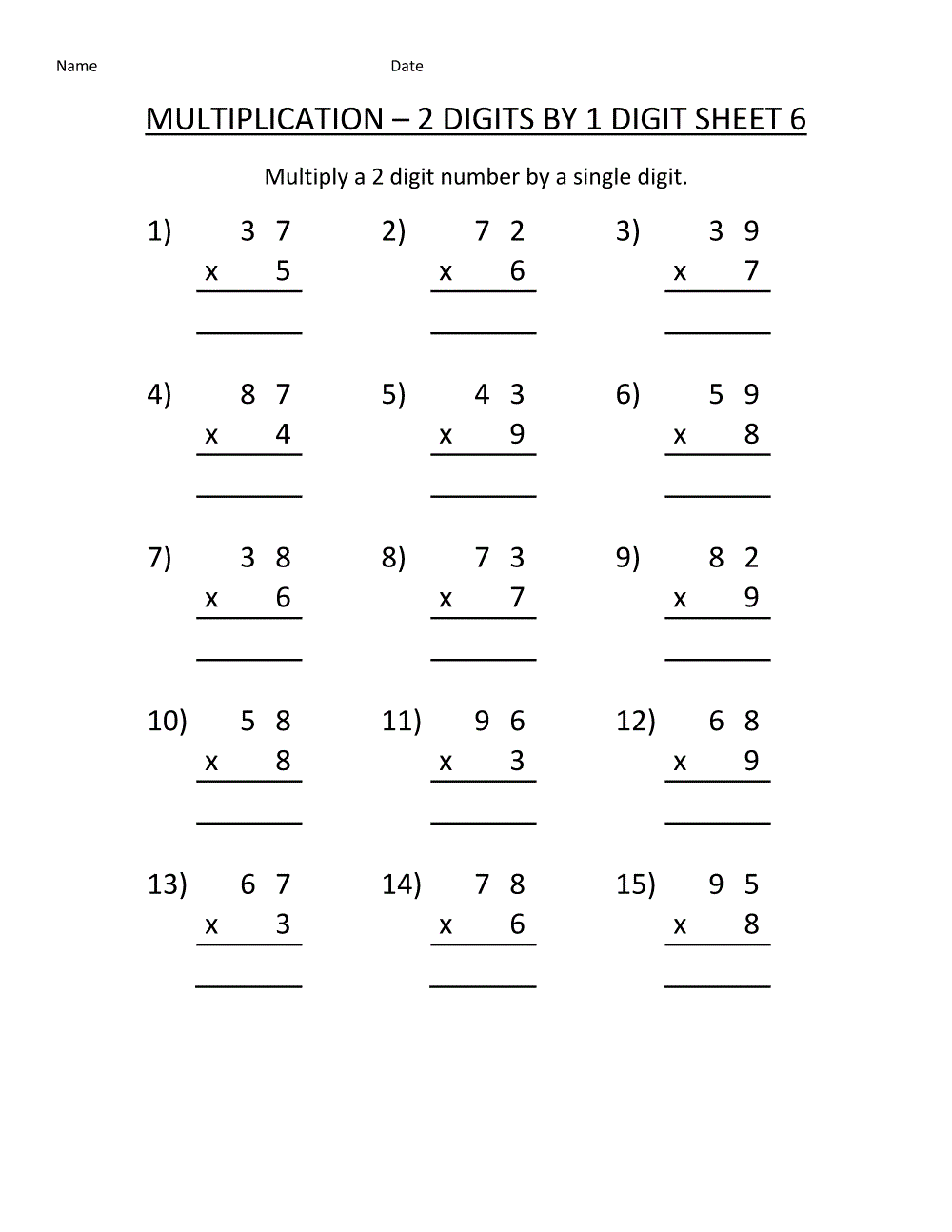 Third Grade Math Worksheets K5 Worksheets