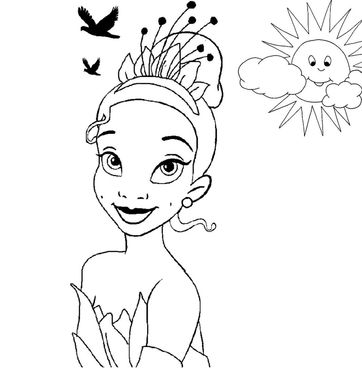 Disney Girls Coloring Pages Mermaid Little Ariel Printable Colouring ...