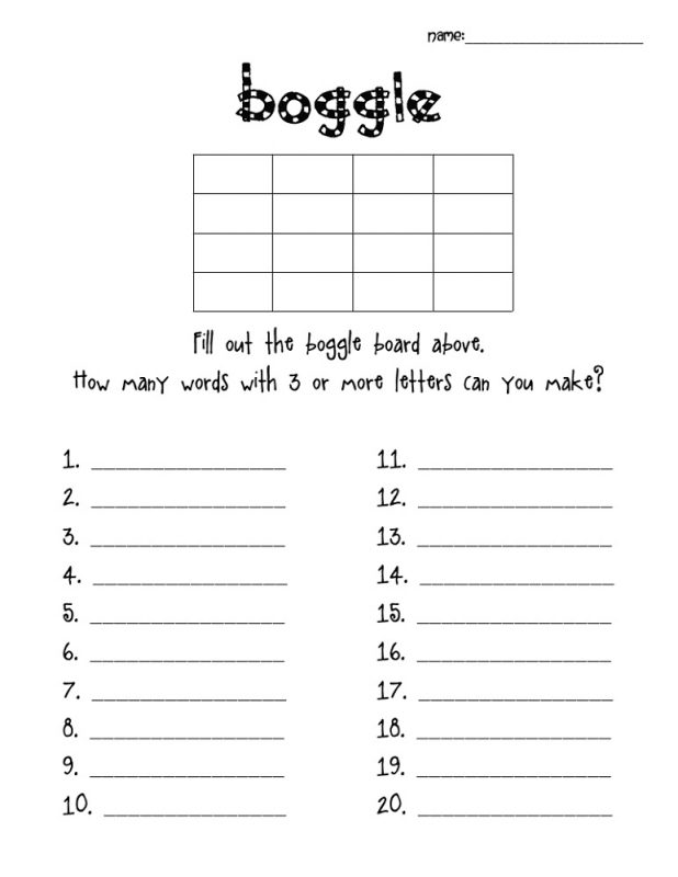 Printable Fun Activities For 10 Year Olds K5 Worksheets