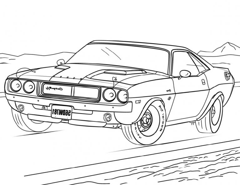 Fast And Furious Pages Printable Coloring Pages