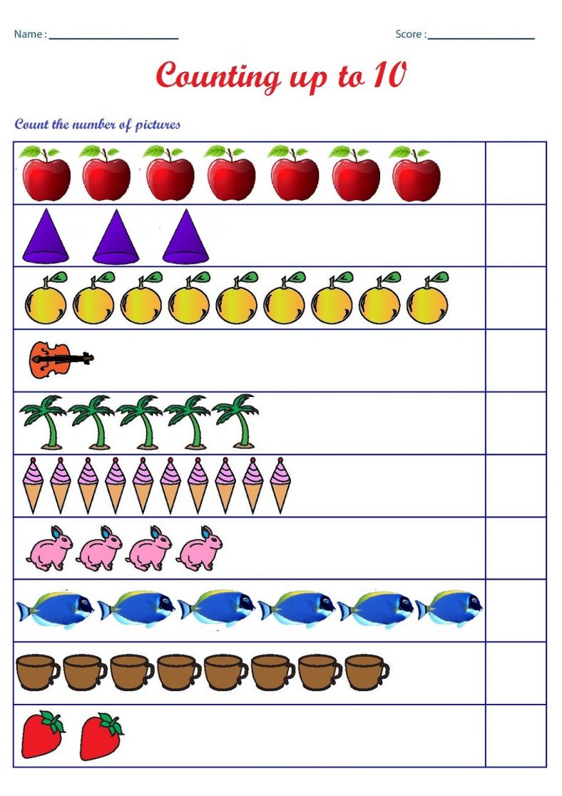 Comparing Numbers K5 Worksheets