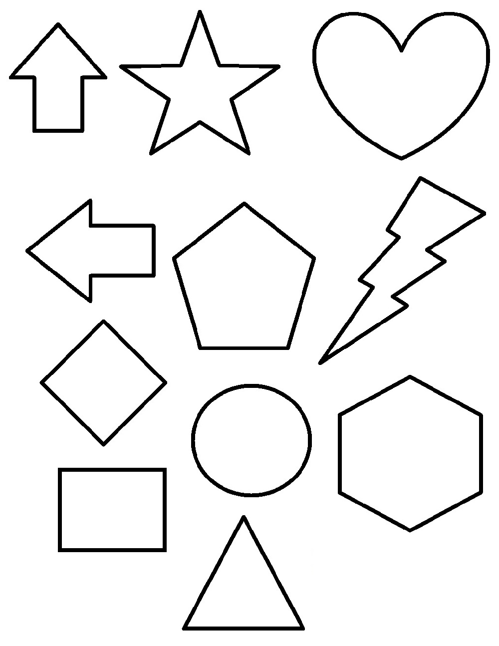 Shapes Coloring Pages Kidsuki Vrogue co